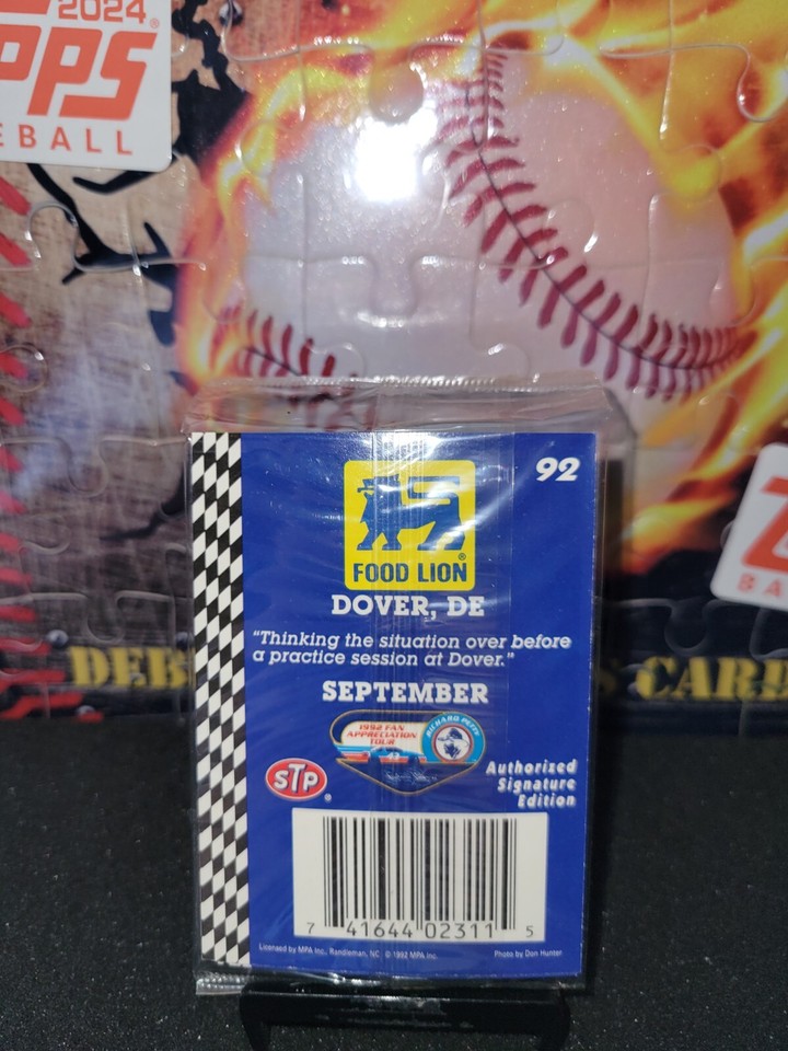Food Lion 4 Card Pack Richard Petty Signature Edition 1992 DOVER DE ...