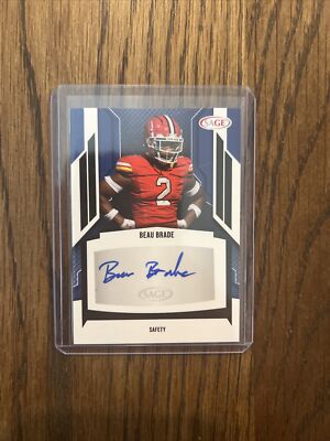2024 Sage Beau Brade # A-BB2 Black Auto University Of Maryland | eBay