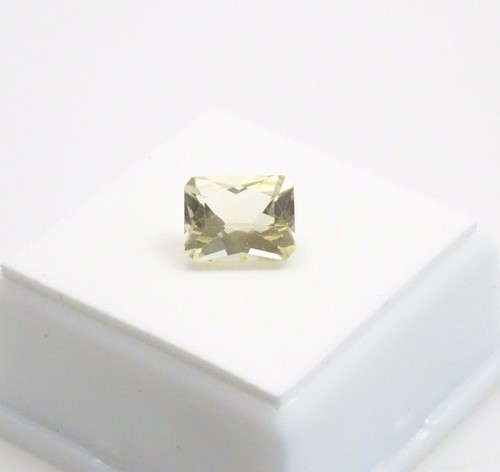 Yellow Scapolite - 2.90ct - Emerald Cut - 10x8mm - Loose Gemstone | eBay