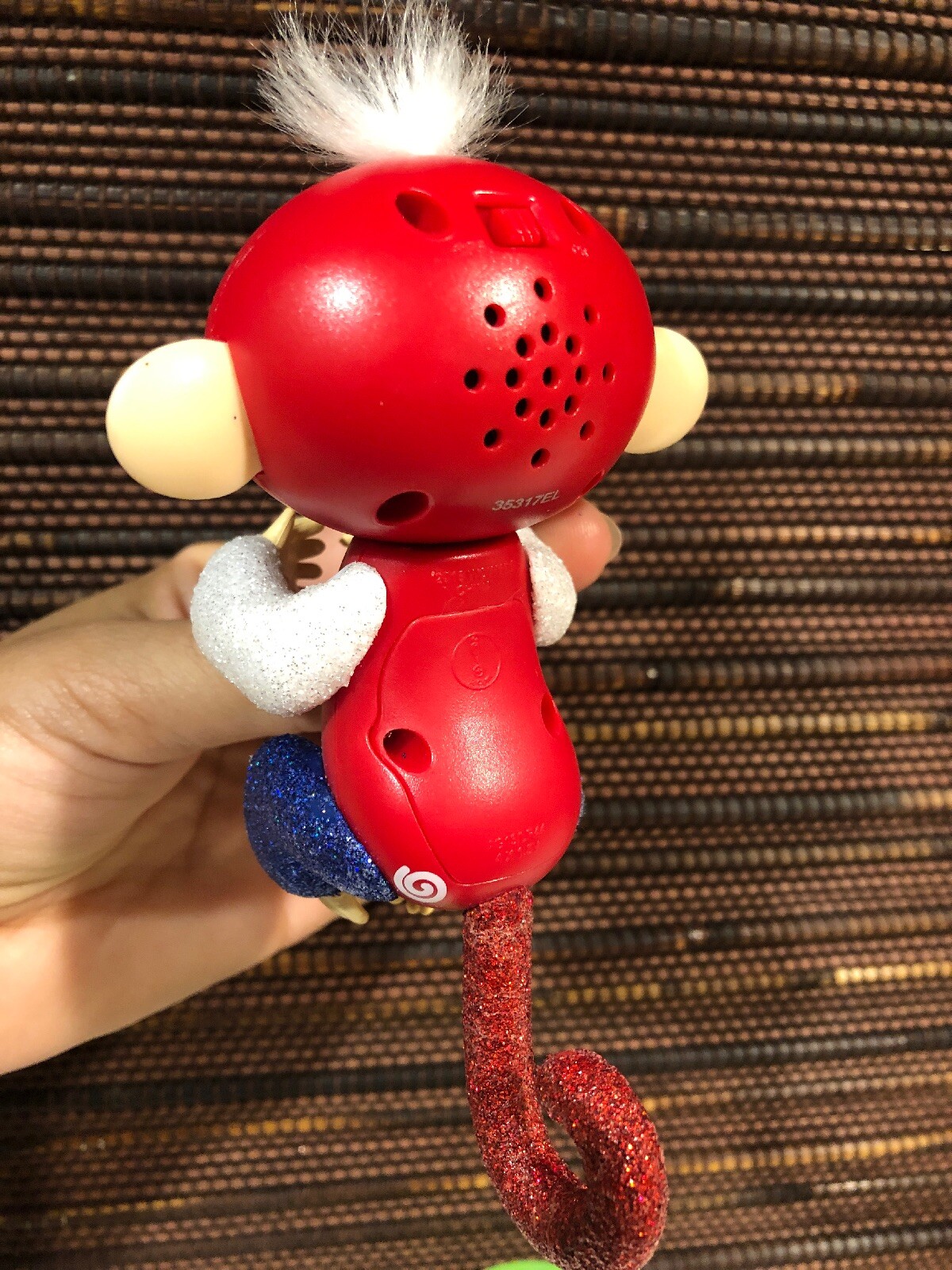 Fingerlings Limited Edition Glitter Monkey Red White Blue Liberty ...