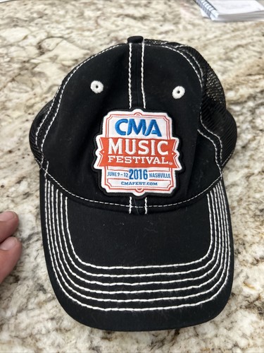 CMA Music Festival 2016 Hat Mesh Back Snapback Embroidered Patch Logo ...