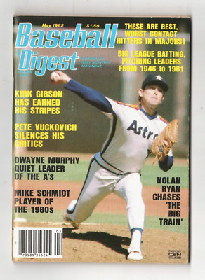 May 1982 Baseball Digest Magazine – Nolan Ryan Cover #M1557 | eBay