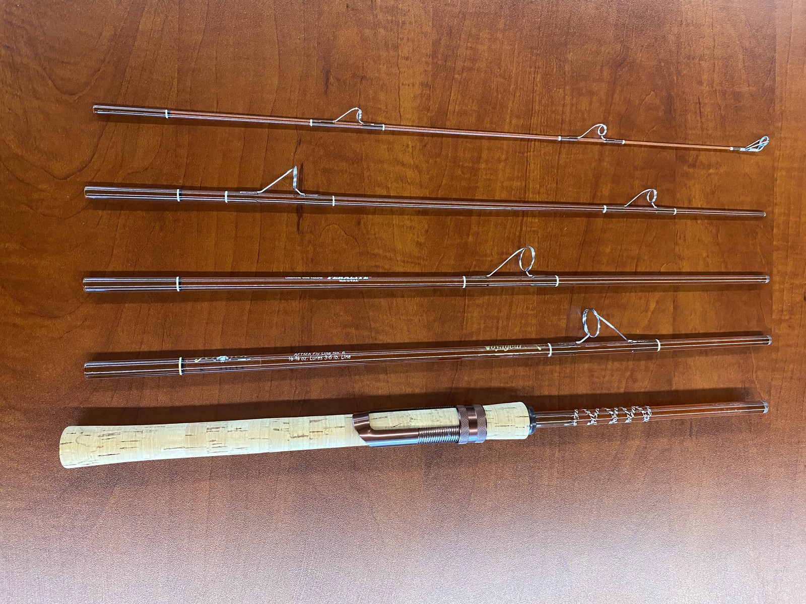 Pre-Owned FENWICK SF75-5 47/8 oz. 5 piece FLY ROD with carrying case | eBay