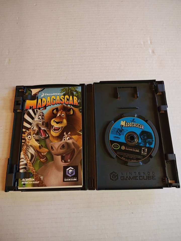 Madagascar Nintendo GameCube 2005 Adventure Game Complete With Manual ...