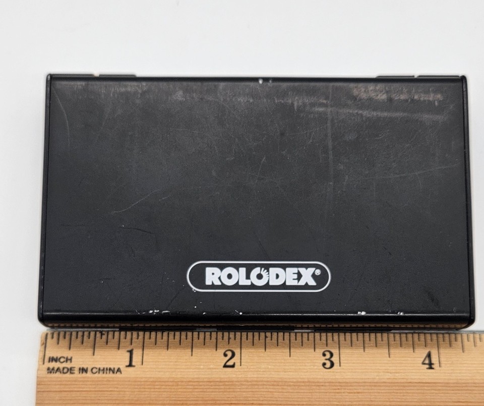 Vintage Rolodex Electronic Rotary Business Card File Organizer 1992 | eBay