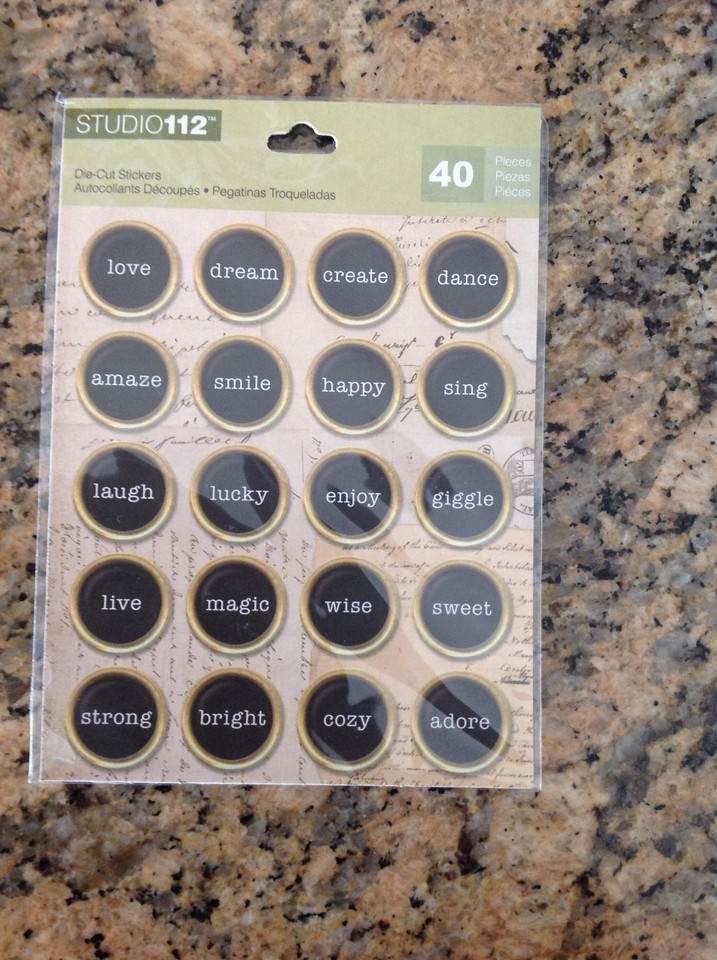 Colorbok Layered accents 6 Stickers | eBay