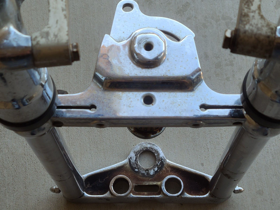 HARLEY OEM Panhead Shovelhead EVO Front End Triple Tree 56120-60 | eBay