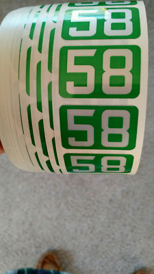 1958 Washington State license plate tabs--ONE PAIR. | eBay