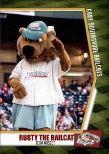 2012 Gary SouthShore RailCats #31 Rusty Railcat Mascot - NM Baseball ...