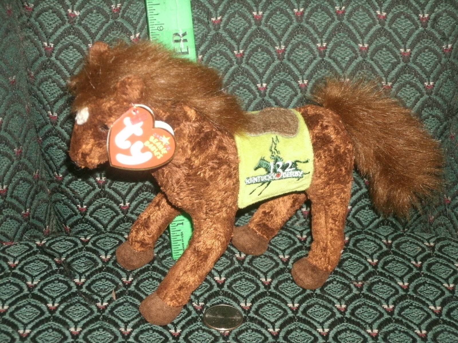 Ty Beanie Baby ~ DERBY 132 ~ Kentucky Derby RACE HORSE ~ MWMT ~ DOB: 5 ...