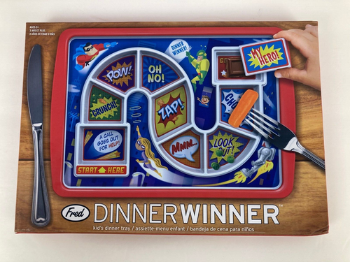 Fred & Friends DINNER WINNER Kid Superheroes Fun Dinner Game 9 ...