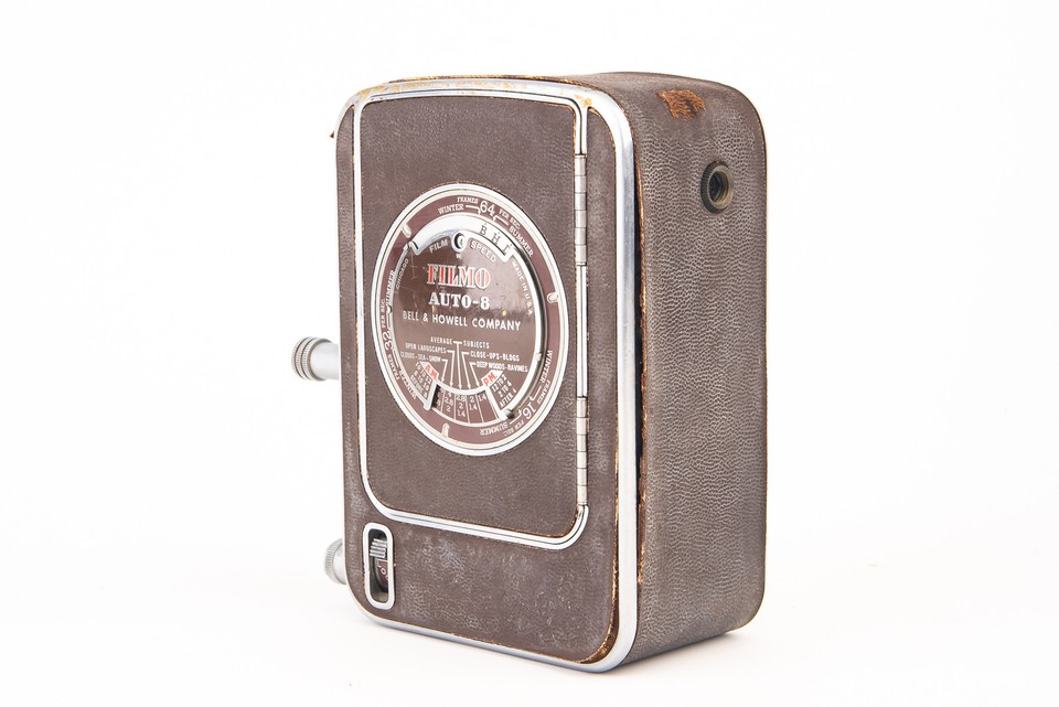 Bell & Howell Filmo Auto 8 8mm Motion Picture Movie Camera Vintage V29 ...