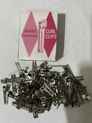 Almar dual purpose curl clips - incomplete box with 70 pieces | eBay