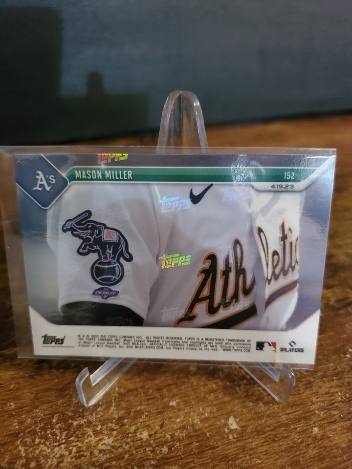 Mason Miller Oakland Athletics ROOKIE Debut 2023 MLB Topps Now #152 ...