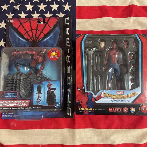 Tobey Maguire Spider-Man MAFEX Homecoming Tom Holland Spider-Man | eBay