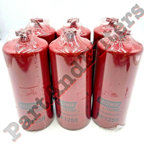 Baldwin Filters BF1259 Fuel/Water Separator Spin-on with Drain (6 Pack ...
