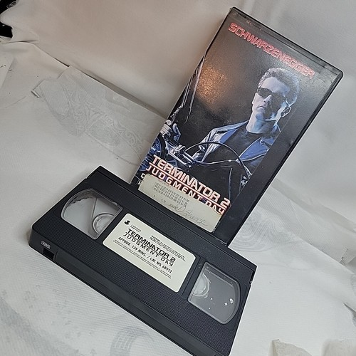 T2 Terminator 2 Judgement Day VHS Tape Rental Store Cut Box Case Major ...