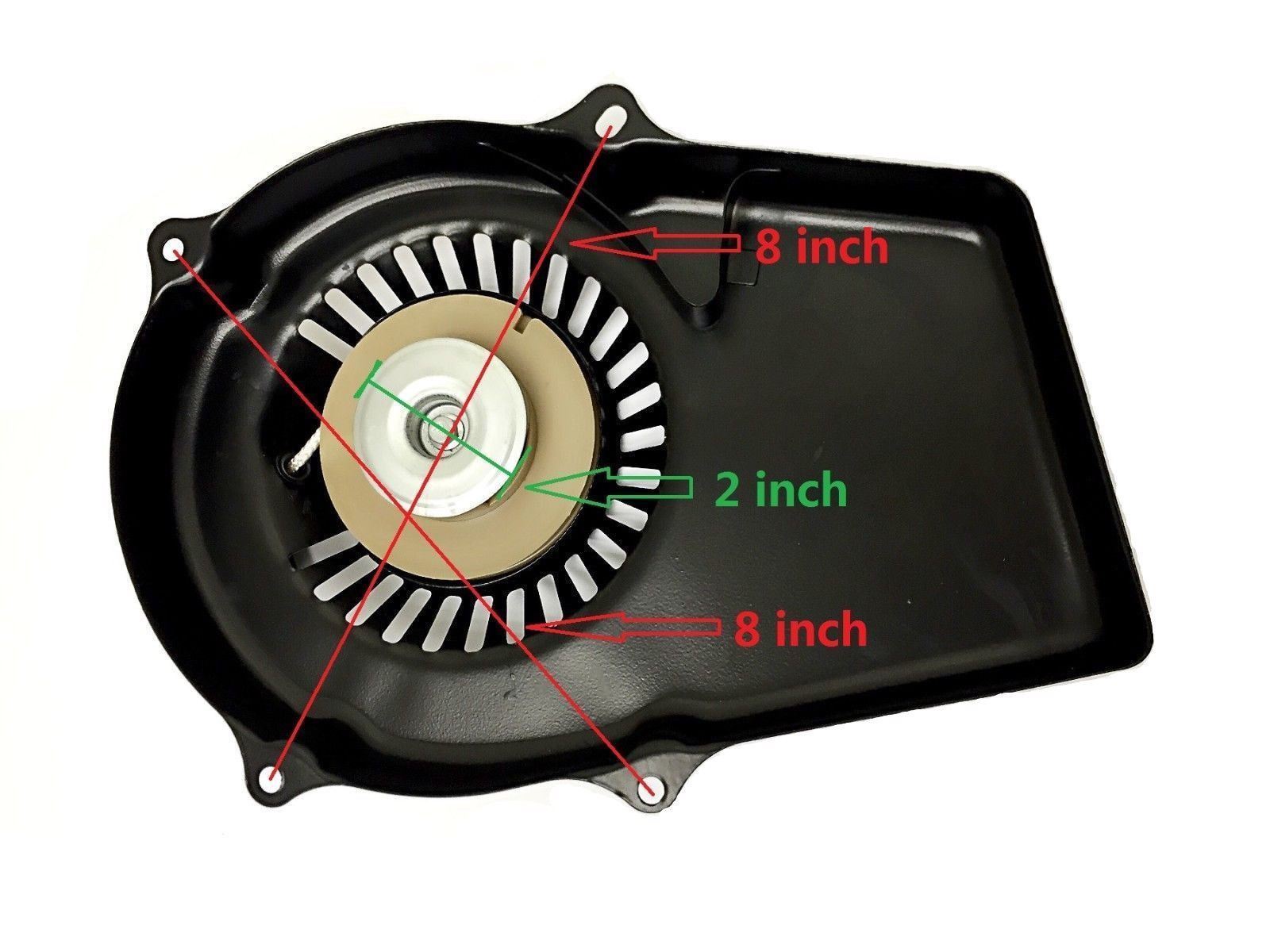 Recoil Starter Fits Harbor Freight Tail Gator 63025 63024 900W Gas ...
