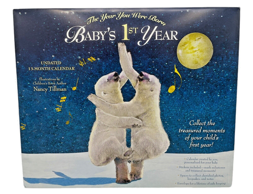 Baby's First Year Undated 13 Month Calendar Nancy Tillman New Baby ...