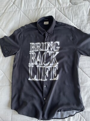 Men's Ksubi casual “Bring Back Life” Shirt Size M | eBay Australia