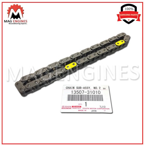 13507-31010 GENUINE OEM CHAIN SUB-ASSY, NO.2 1GRFE 4.0L - 4RUNNER HILUX ...