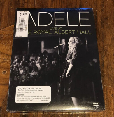 ADELE (DVD + CD) LIVE AT THE ROYAL ALBERT HALL ~ NTSC All Regions DVD ...