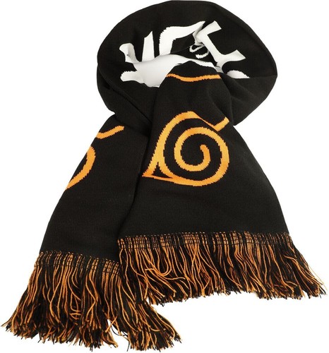 Naruto Konoha Logo Men's Scarf Multicoloured Anime, Fan Merch, Movies ...