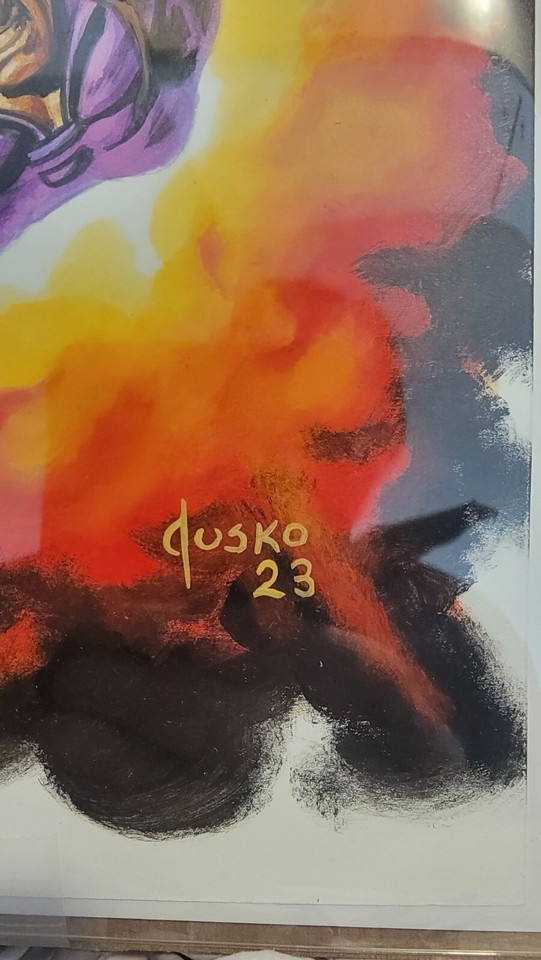 Joe Jusko signed Marvel Masterpieces Large Original Art Sketch X-Men ...