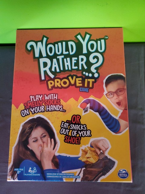 Would You Rather? Prove It Game by Spin Master Ages 8 Factory for sale ...