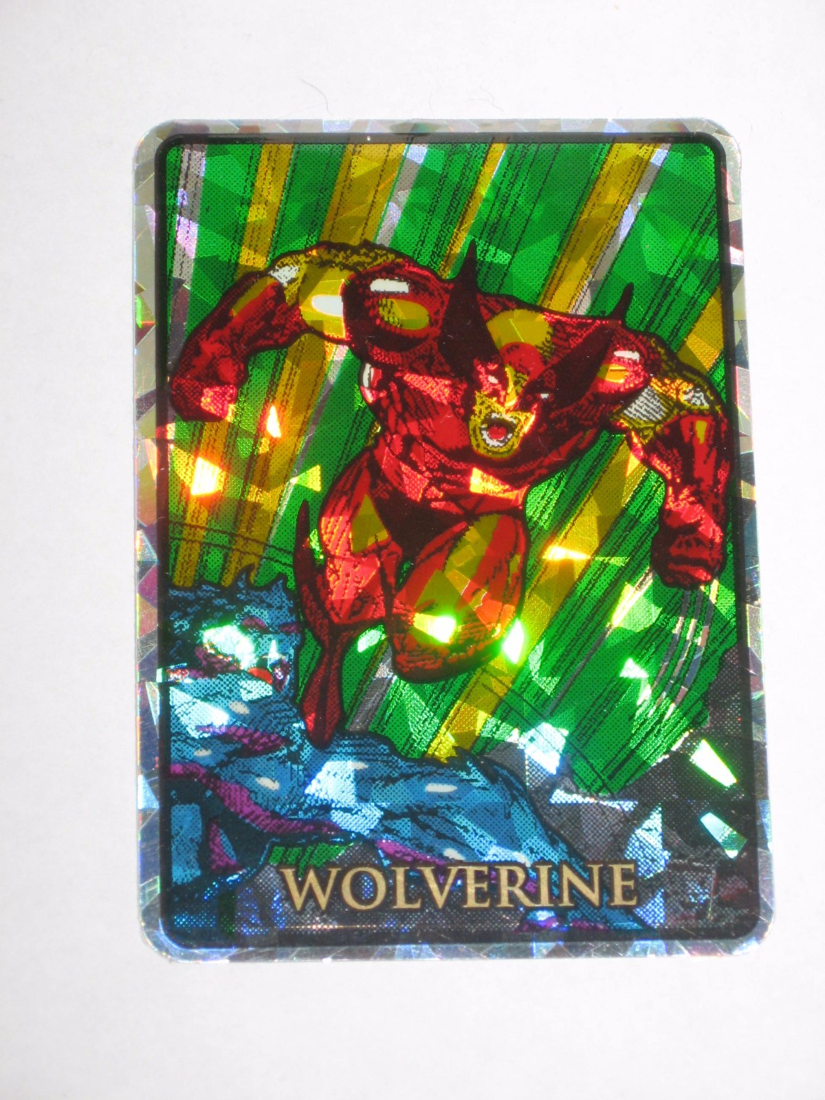 1990 MARVEL UNIVERSE X-MEN WOLVERINE BEAST VENDING MACHINE STICKER ...