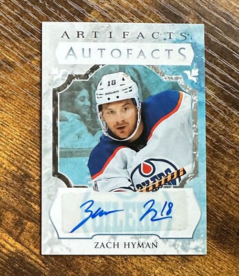 2023-24 Artifacts Autofacts #AFZH Zach Hyman D #X9314 | eBay