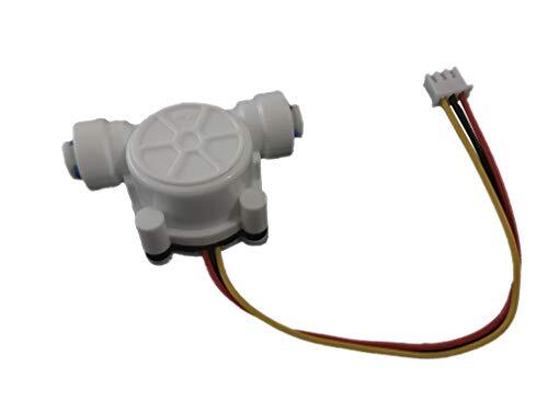1/4" Quick Connect Water Flow Sensor Foodgrade Switch Hall Effect ...