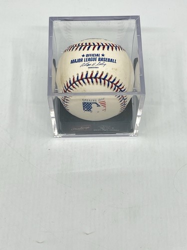 2002 MLB Opening Day Ceremonial 1ST Pitch Rawlings Official Logo Ball ...