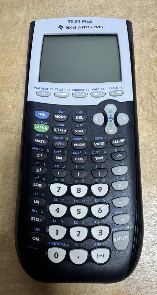TEXAS INSTRUMENTS TI-84 PLUS Graphing Calculator + Protective Slide ...