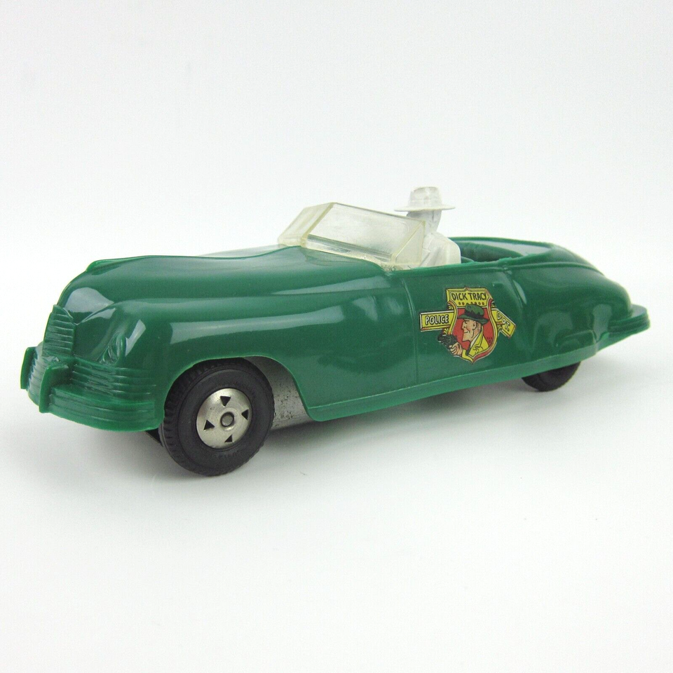 Vintage Marx Dick Tracy Police Dept. Convertible Friction Toy Car ...