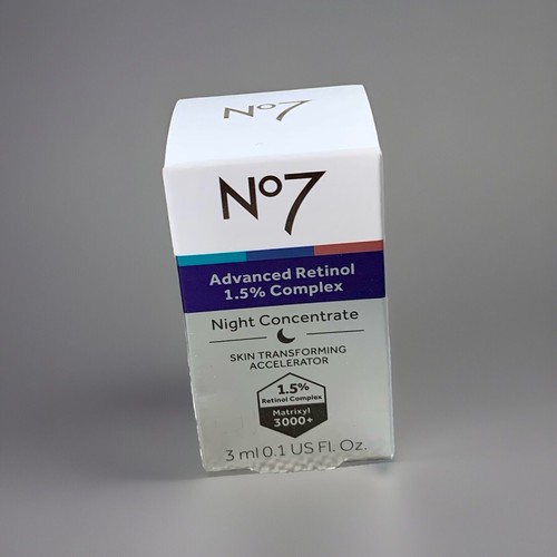 No7 Advanced Retinol 1.5% Complex Night Concentrate, Sample Size 3 ml ...