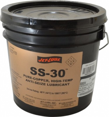 Jet-Lube 10 Lb Pail High Temperature Anti-Seize Lubricant Copper, -65 ...