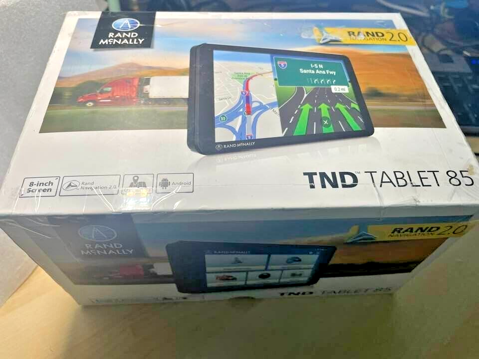 RAND MCNALLY TABLET TND-T85 LM 85 TRUCK GPS LIFETIME MAPS 8" TABLET ...