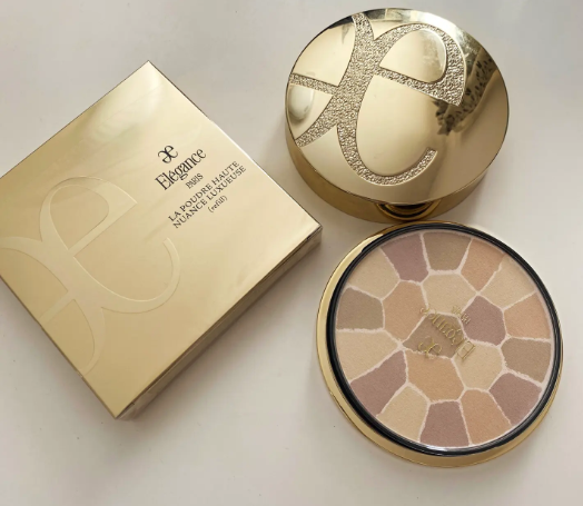 Elegance PARIS LA POUDRE HAUTE NUANCE Luxueuse Face Powder w/Case 27g 7 ...