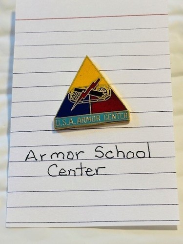 US Military pin DUI - Armor School Center | eBay