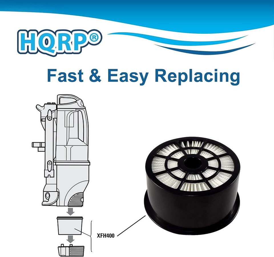 HQRP Exhaust Filter for Shark Rotator NV400 NV401 NV402 Upright Vacuum ...