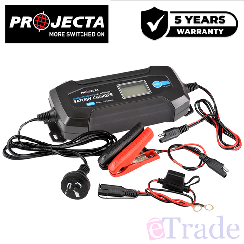 Projecta 4 Amp 6V or 12V 8 Stage Car Marine Caravan Automatic Battery ...