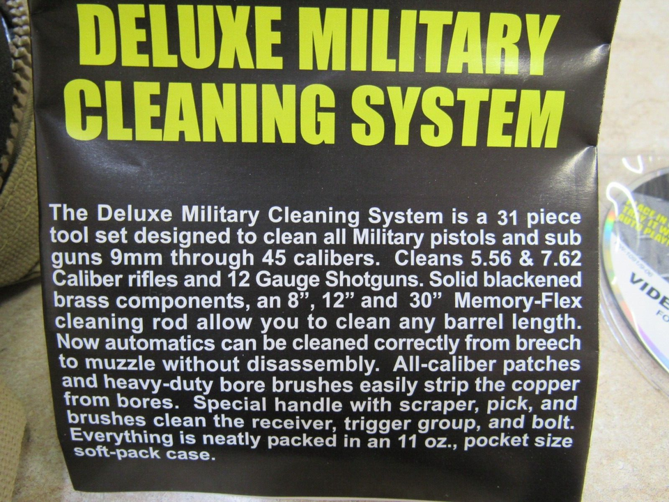 Otis Technology Deluxe Military Cleaning Kit Multi Caliber # 852115 | eBay