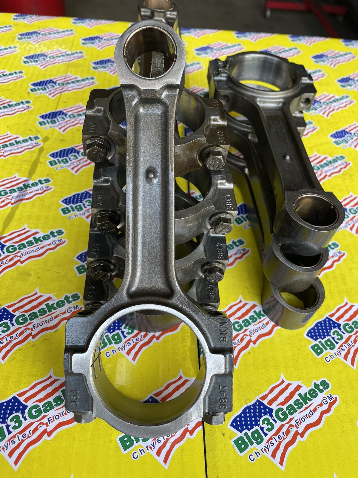 Refurbished GM 5.3L 6.0L 6.2L LS2 Gen IV Connecting Rod Set of 8 ...