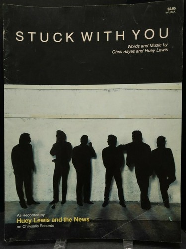Stuck With You Sheet Music Heuy Lewis And The News Piano Guitar Lyrics ...