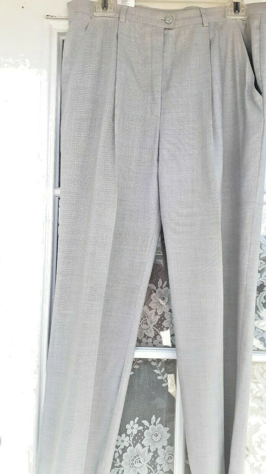 Escada wool blend lightweight Gray dress slacks (Size… - Gem