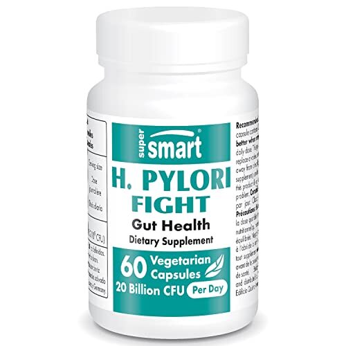 H. PYLORI FIGHT Lactobacillus Reuteri Probiotic Acid Stomachache 60ct ...