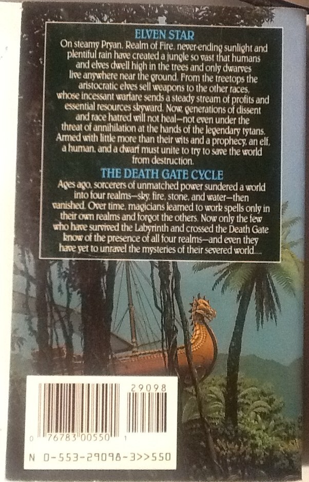 The Death Gate Cycle Book 2 Elven Star MMPB by Weis Hickman USED ...