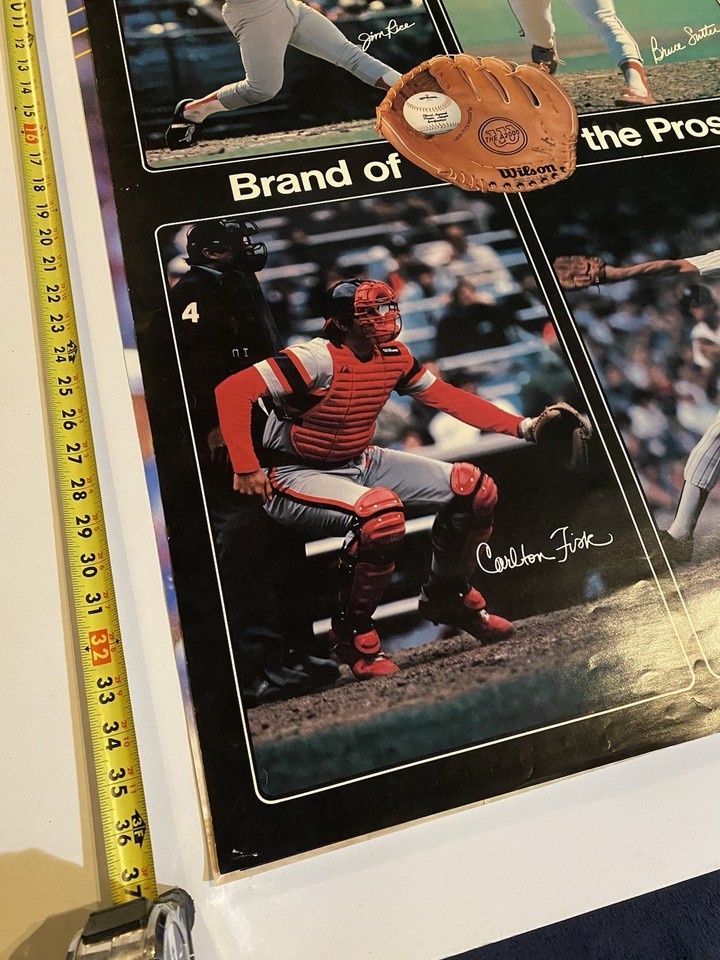 Very Rare 1982 Wilson Carlton Fisk, Ron Guidry, Jim Rice, Bruce Sutter ...