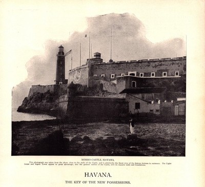 MORROW CASTLE, HAVANA, CUBA Antique original print 1899 | eBay